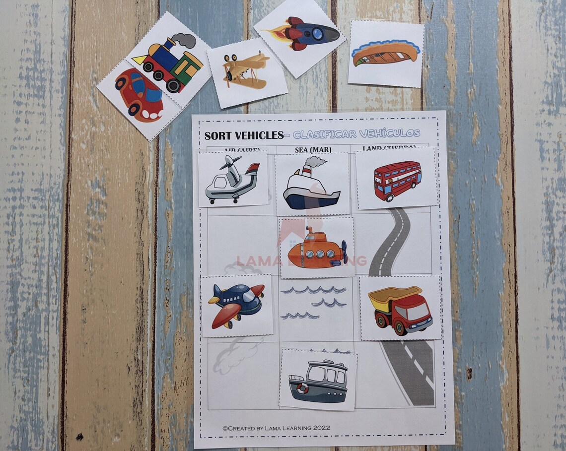 Bilingual Spanish/english Language Busy Book Preschool - Etsy