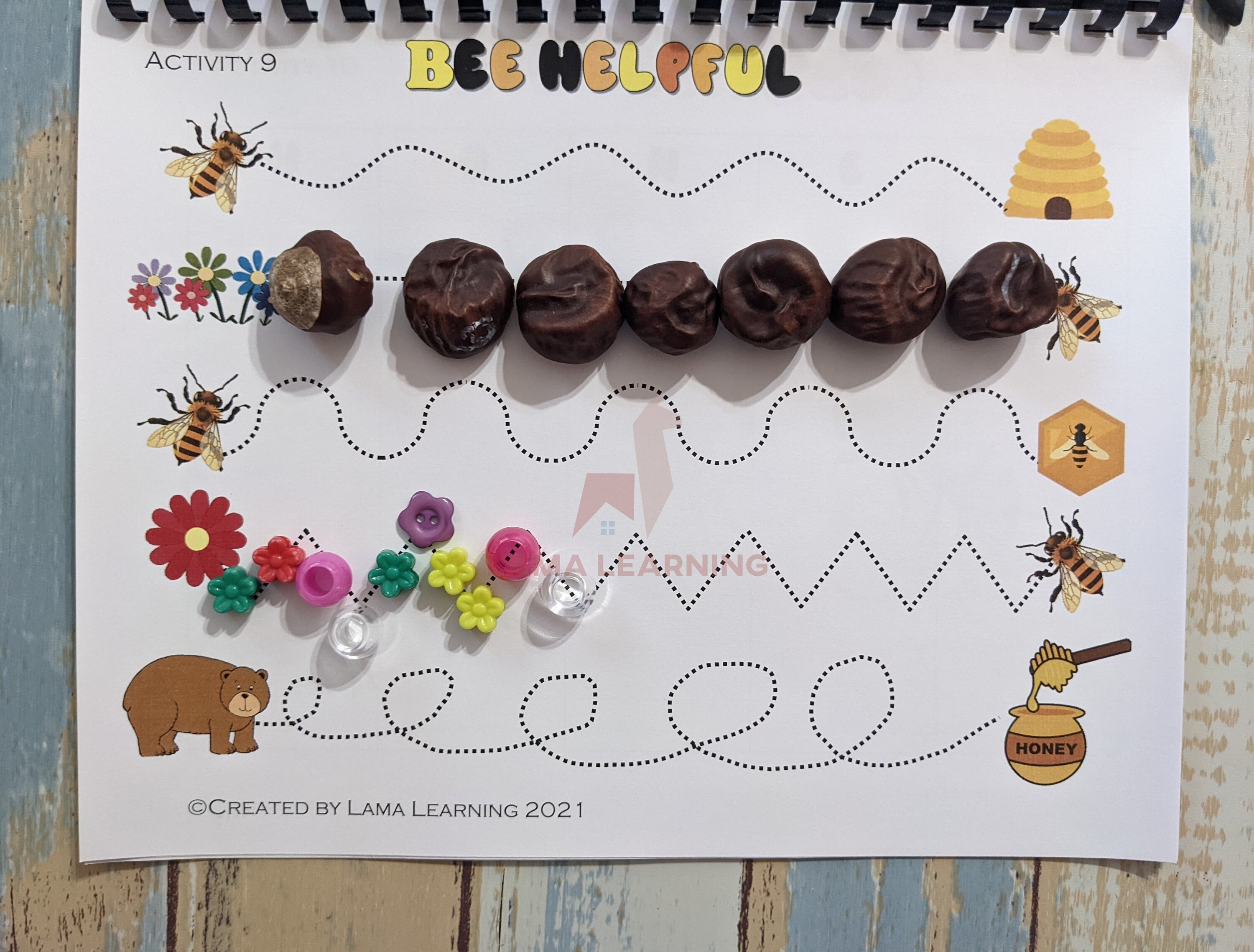 Busy Bee Activity Book, Printables for Kids, Spring, Worksheet for Kids ...