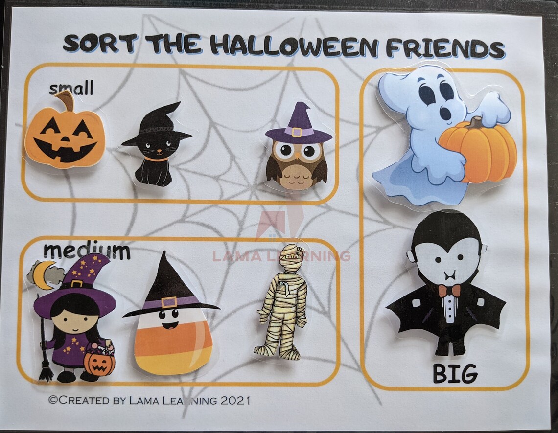 Halloween Busy Book, Quite Preschool Kindergarten Themed Worksheets ...