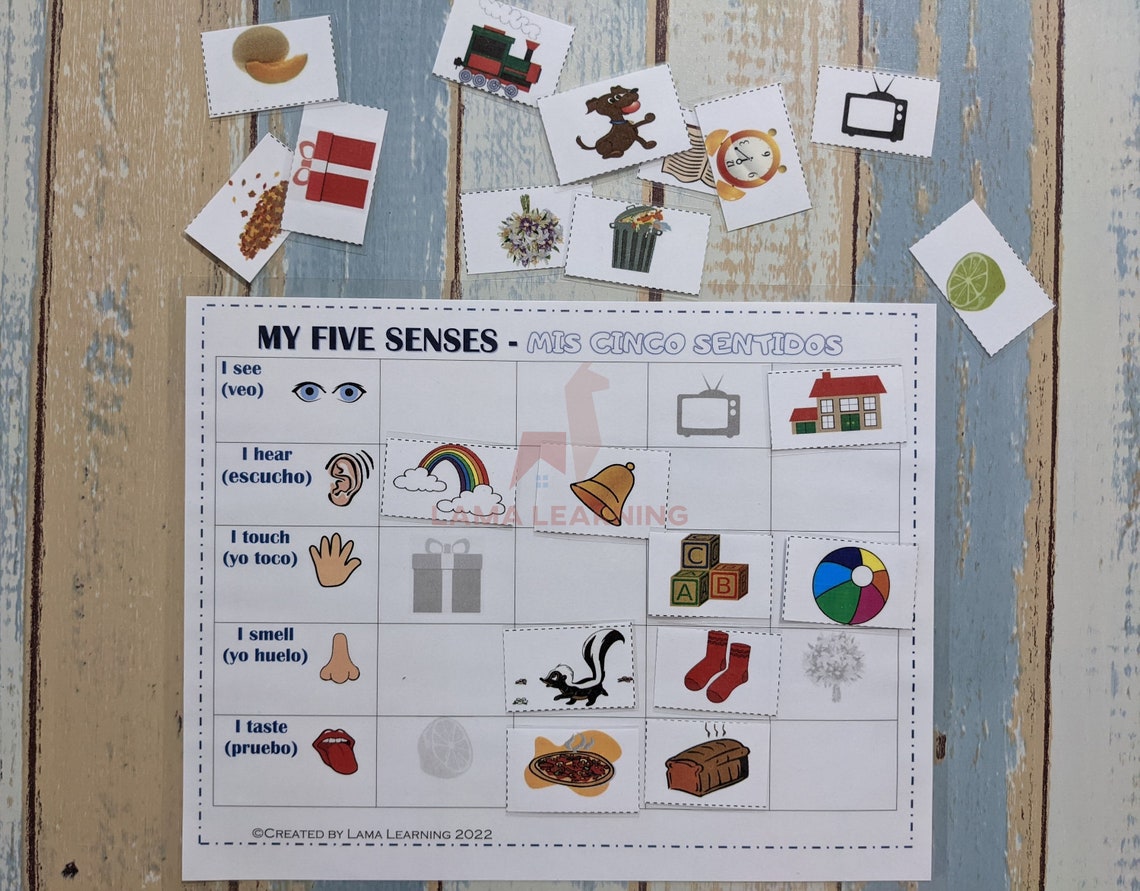 Bilingual Spanish/english Language Busy Book Preschool - Etsy