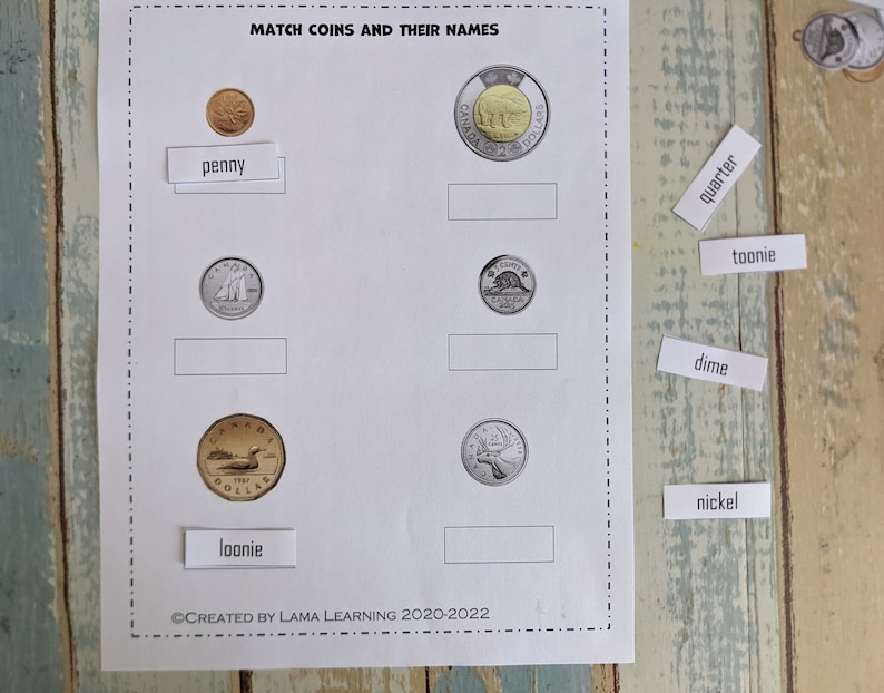Learning Count Money Tracing Worksheets First Grade - Etsy