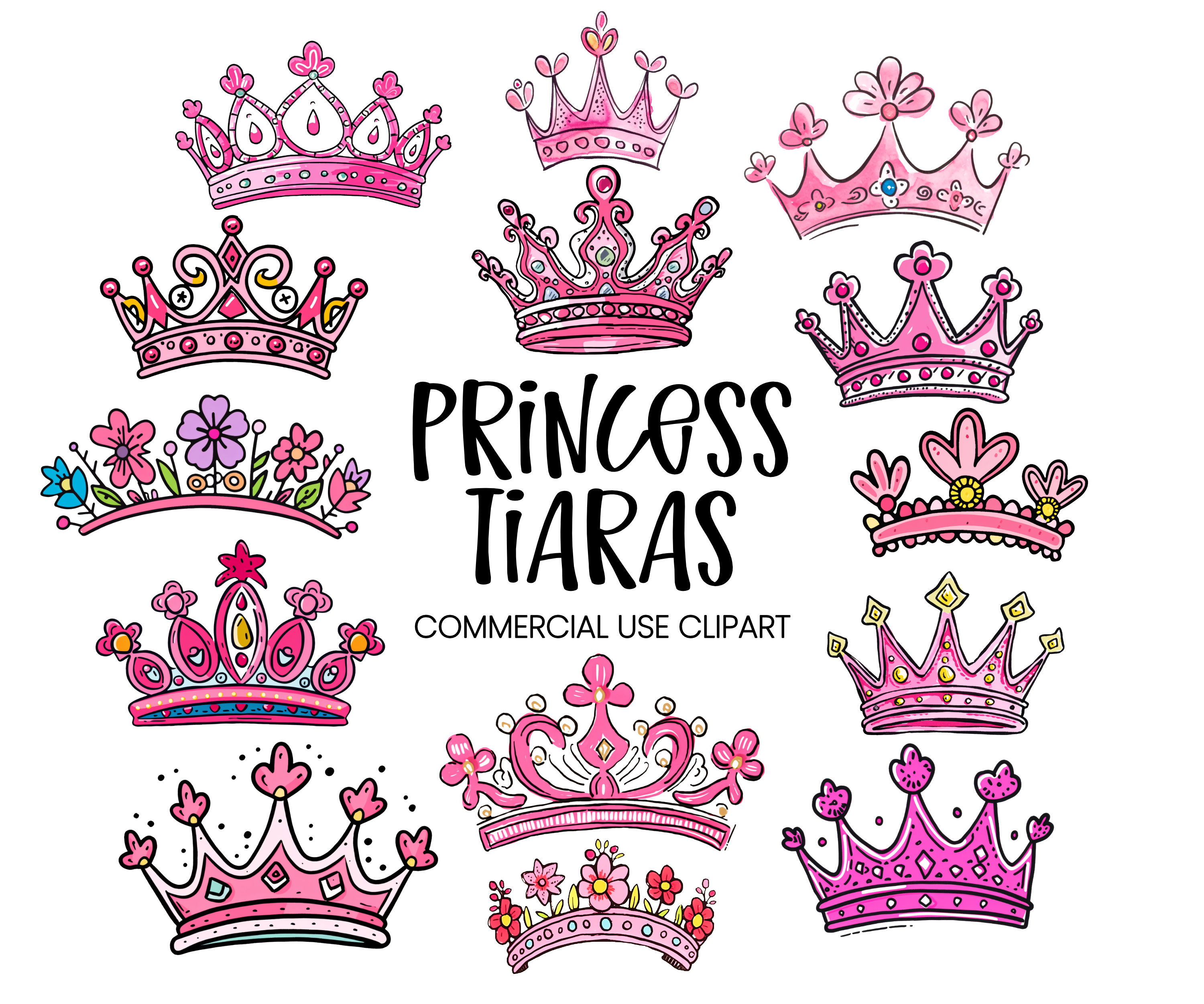 Pink Princess Tiara Clipart