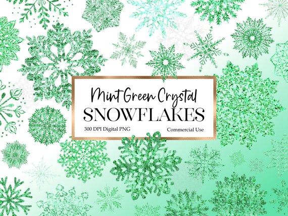 Crystal Snowflakes Clipart Png