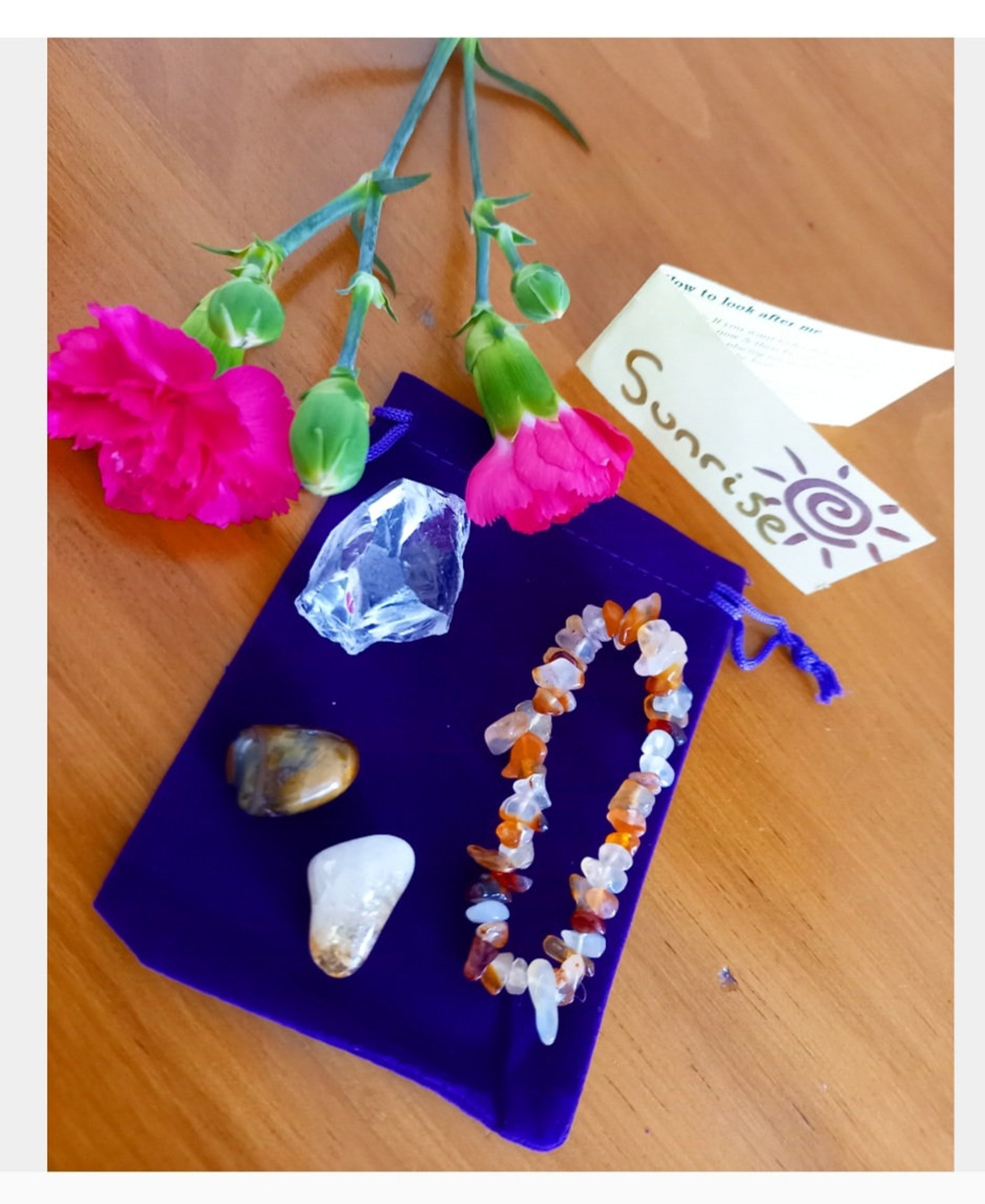 Crystal Healing Pack Sunrise Pack motivation help to | Etsy