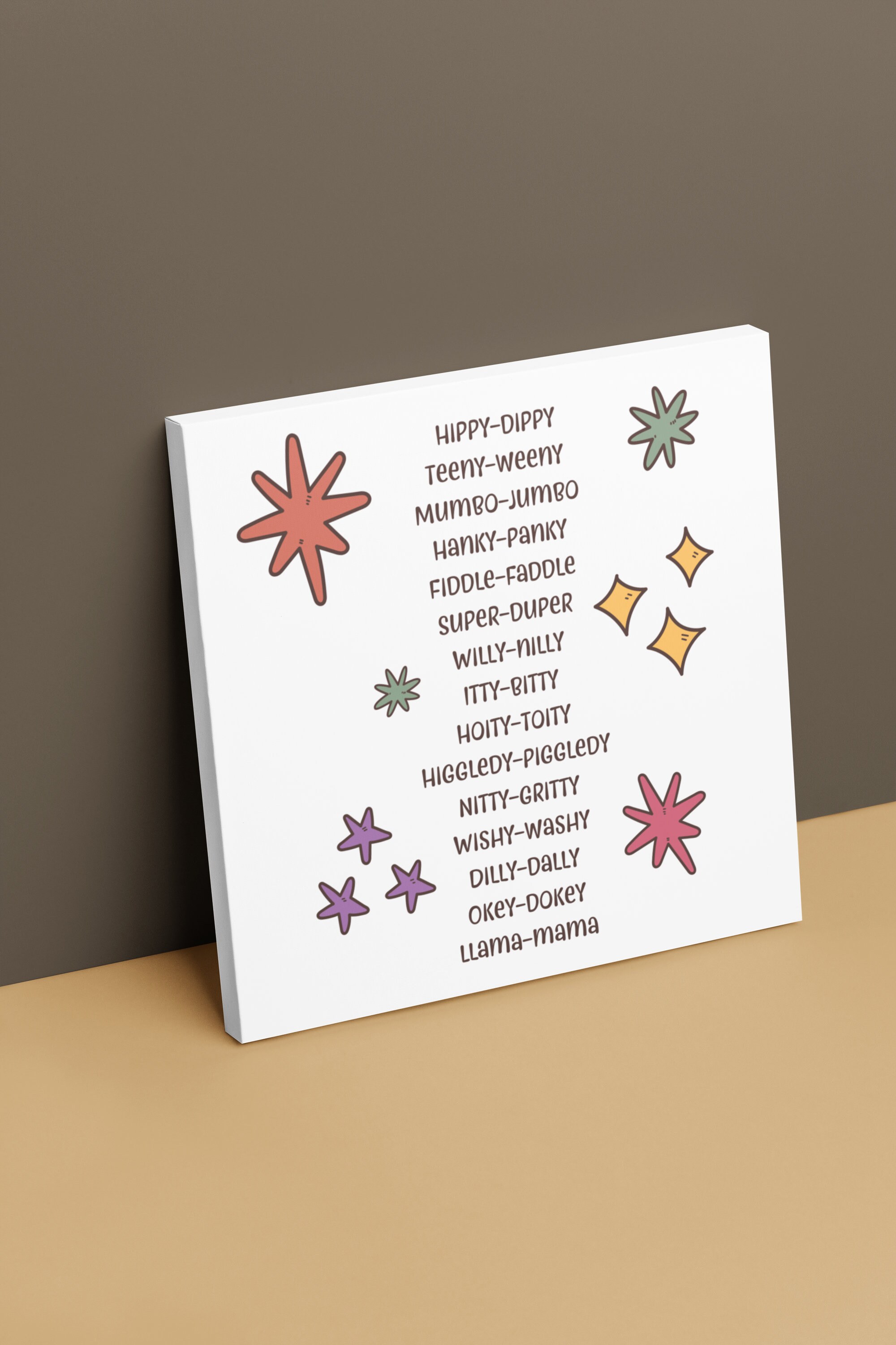 Fun Sayings Rhyme Png Kid Room Children Nursery Wall Art Colorful Wall ...