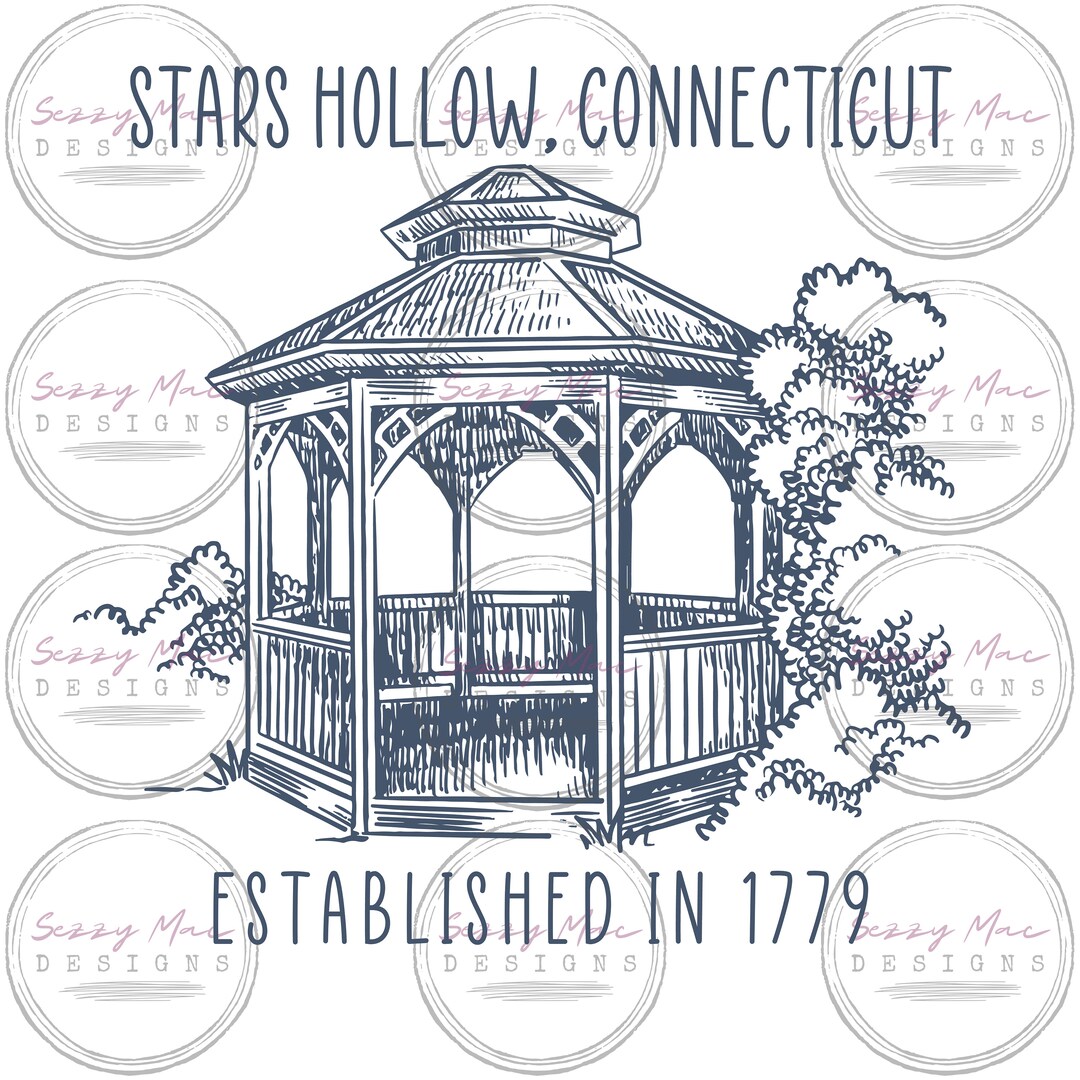Stars Hollow CT Connecticut Small Town 1779 Digital Printable Print Mug ...