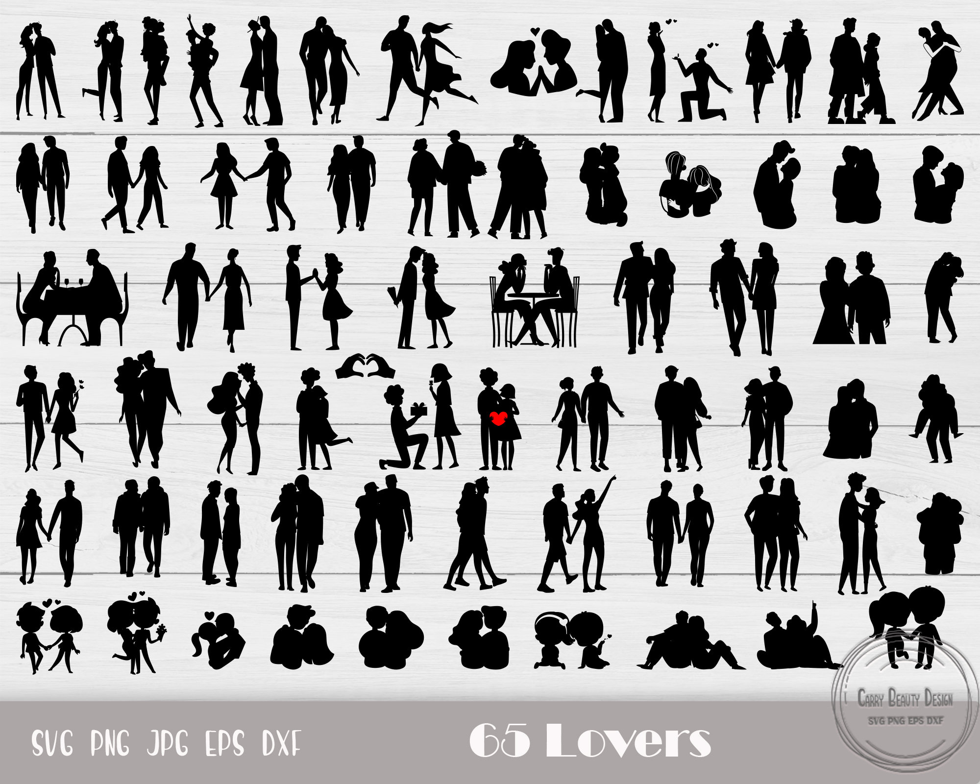 Couples Svg, Couple Clipart, Lovers Svg, Valentine Svg, Marriage Svg ...