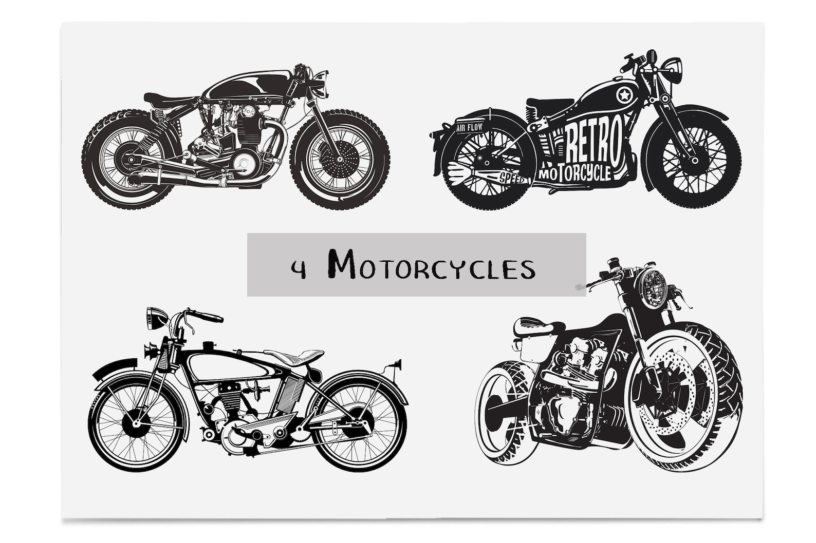 Motorcycle Cut File Motorcycle Svg Motorcycle Png Motorbike | Etsy