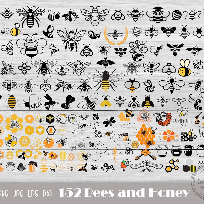 Flying Bee Svg - Etsy