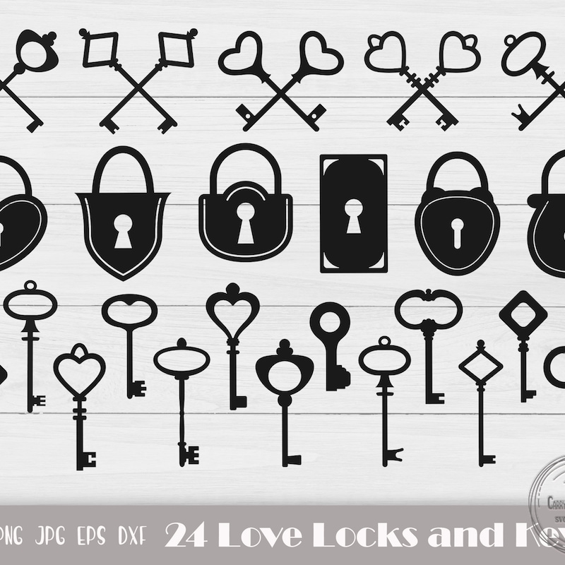 Heart Lock Svg - Etsy