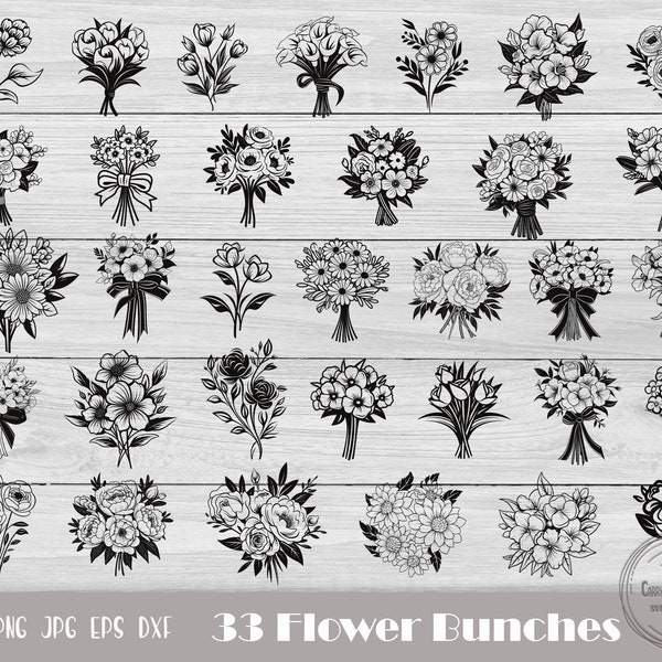 Flower Svg - Etsy