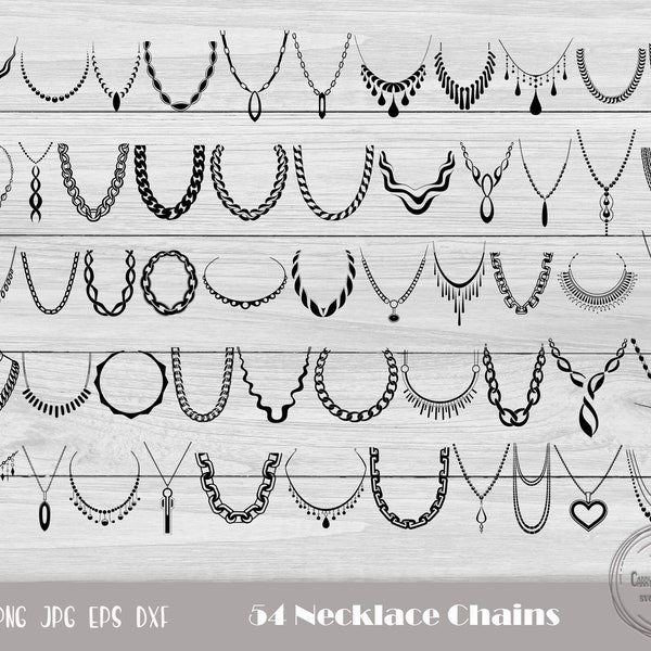 Necklace Svg - Etsy