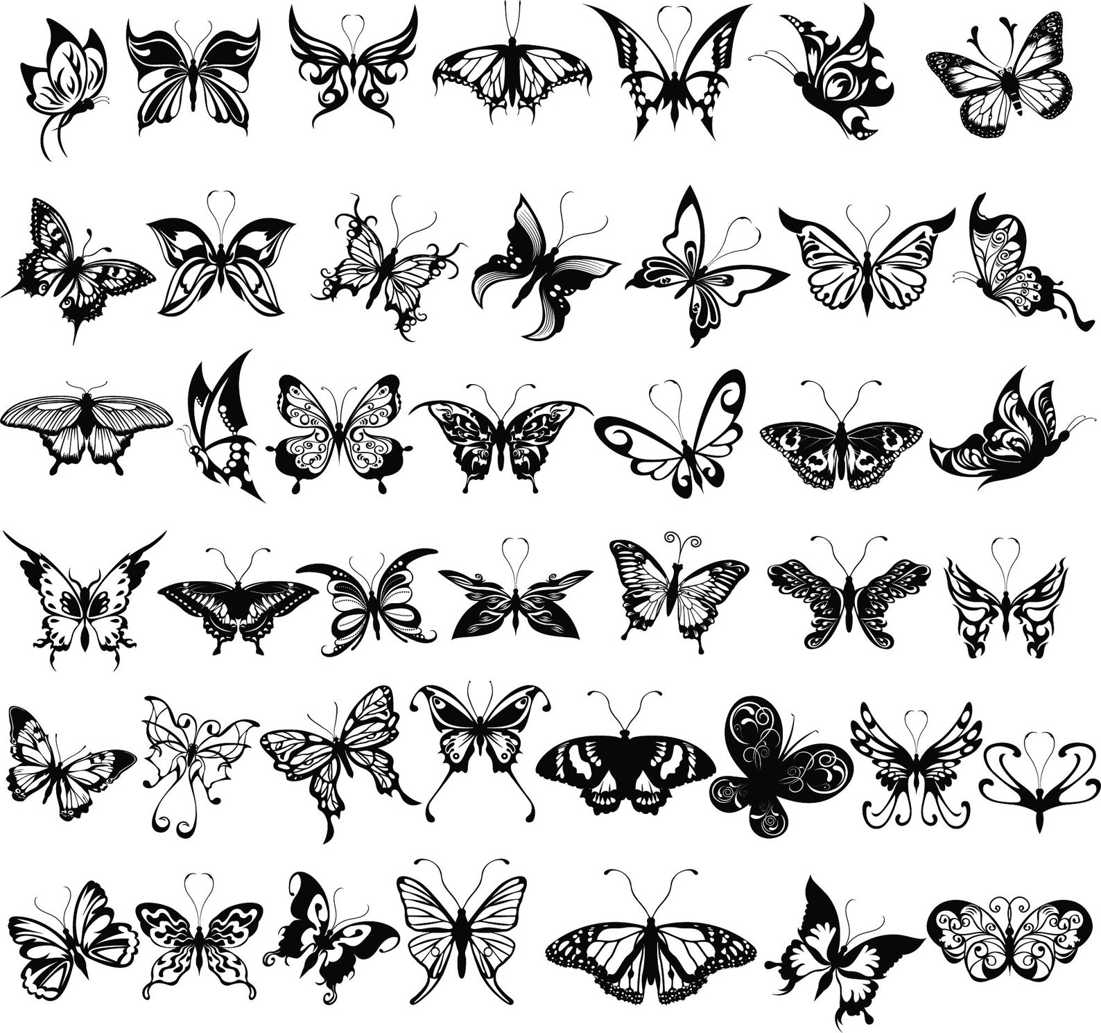 Butterfly Cut File Butterfly Png Butterfly Die Cut - Etsy