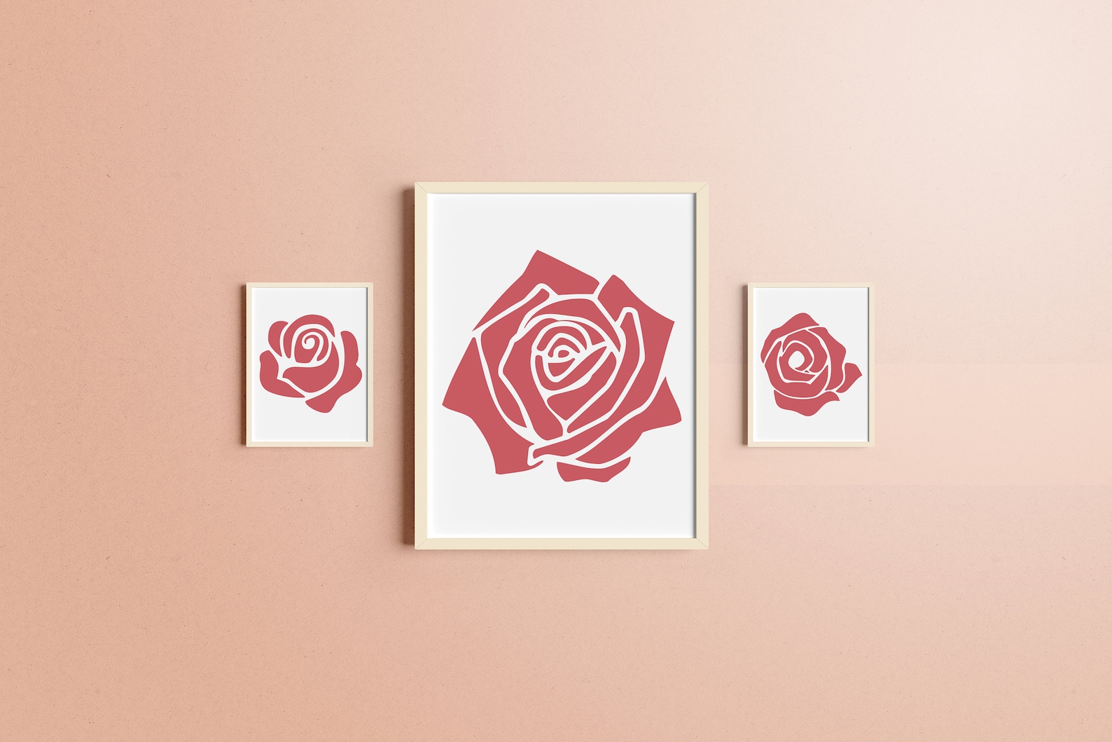 7 Roses Svg Flower Clipart Roses Clipart Floral Clipart - Etsy