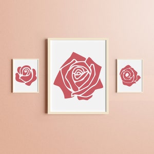 7 Roses Svg, Flower Clipart, Roses Clipart, Floral Clipart, Flower Cut ...