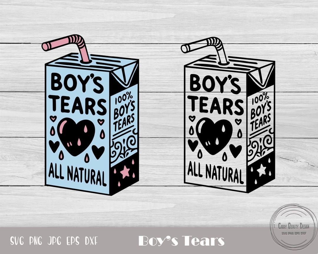 Boy Tears Drink, Cute Valentines Png, Valentine Drink Box, Boys ...