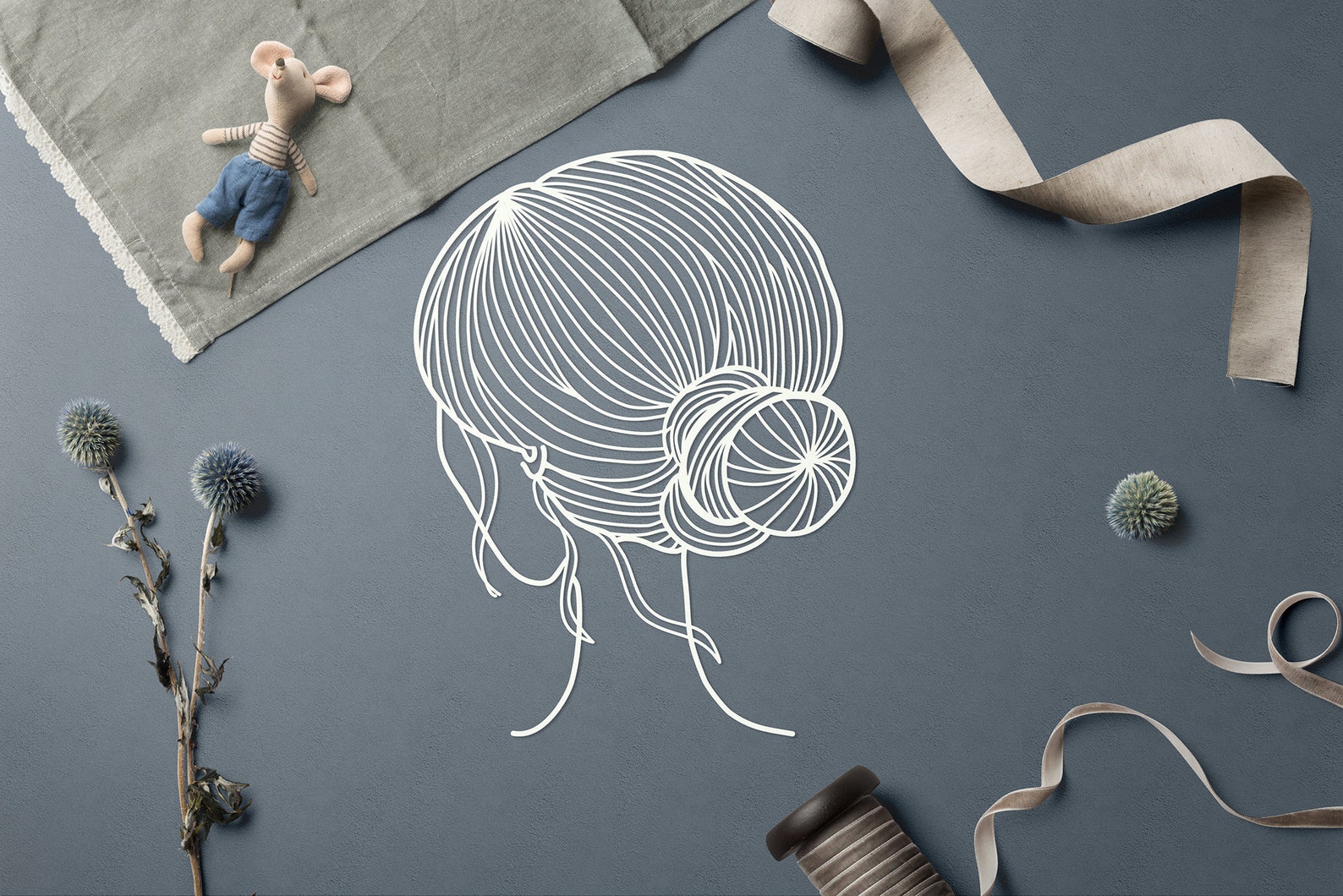 Girl With Bun Svg, Beautiful Woman Svg, Messy Bun Svg, Hair Bun Svg ...