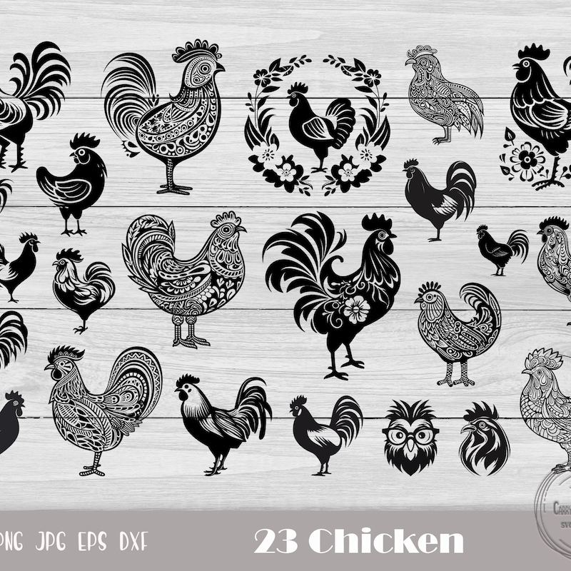 Chicken Svg - Etsy
