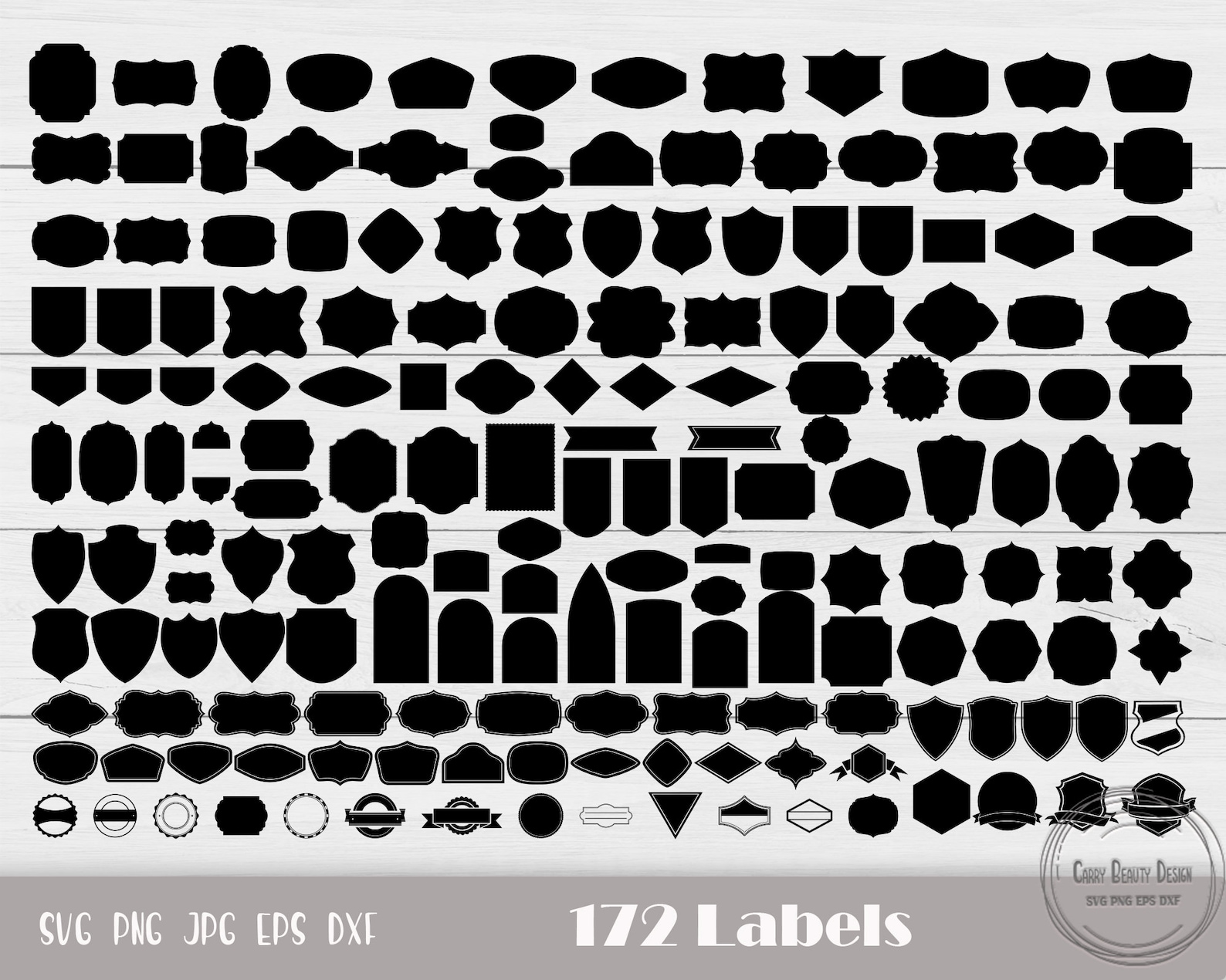 Tag Svg Label Svg Pantry Labels Svg Banner Svg Shapes Svg - Etsy Canada