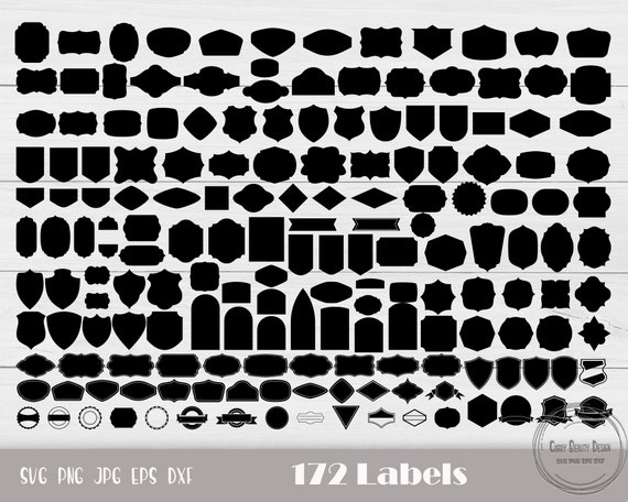 Tag Svg Label Svg Pantry Labels Svg Banner Svg Shapes Svg - Etsy Canada