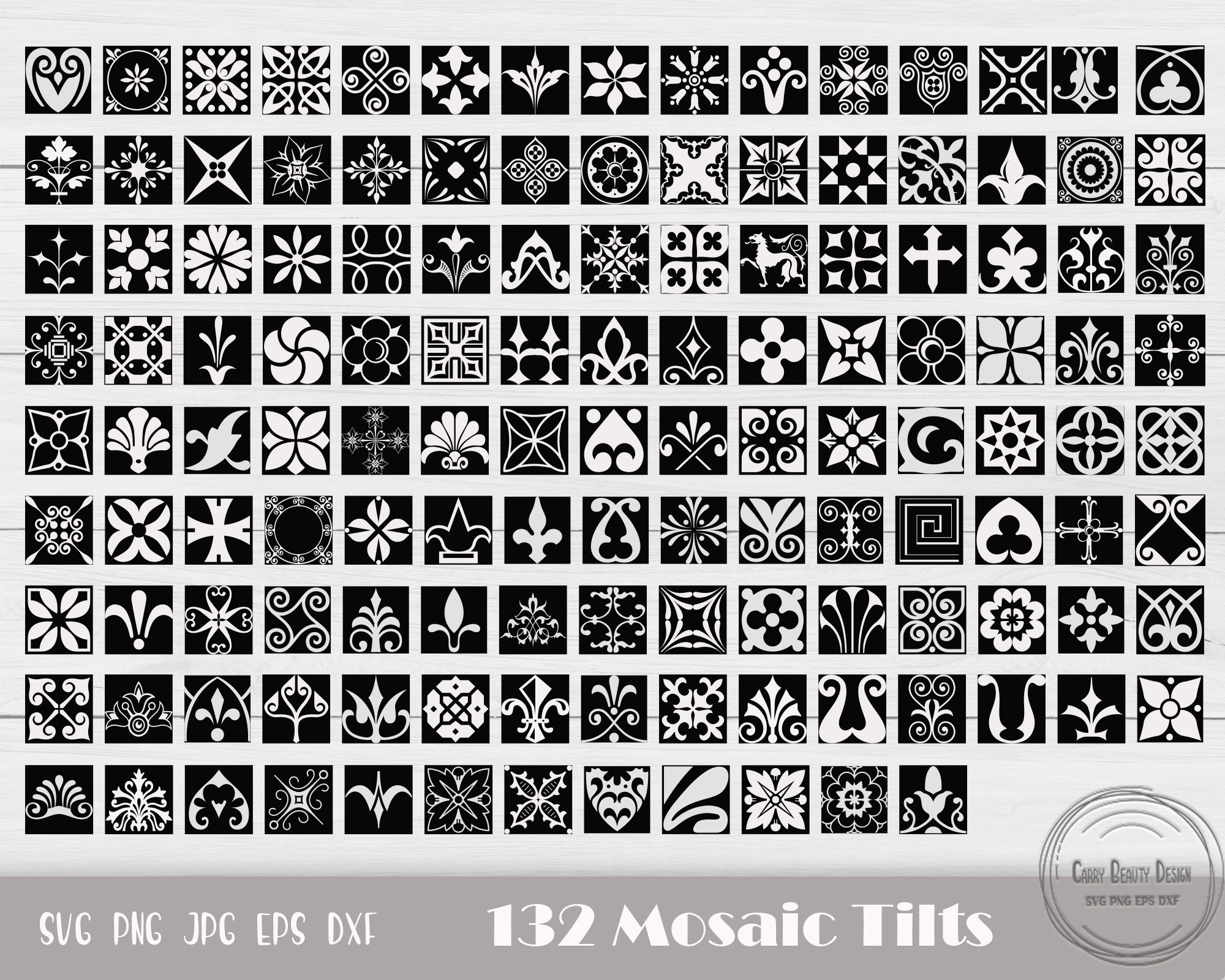 Square Panel Svg, Square Pattern, Geometric Pattern, Flower Pattern Svg ...