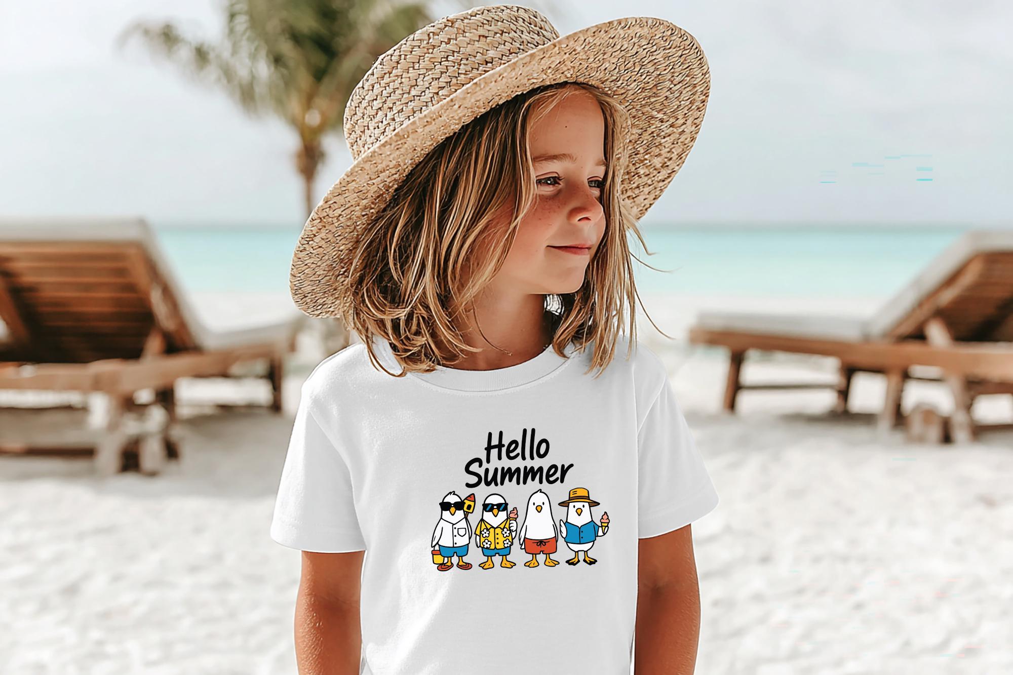 Hello Summer Clipart, Plotter File Seagull, Clipart Seagull, Seagull ...