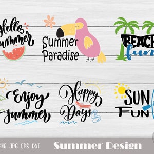 Cute Summer Svg, Beach Svg, Summer Svg, Hello Summer Svg, Summer Shirt ...