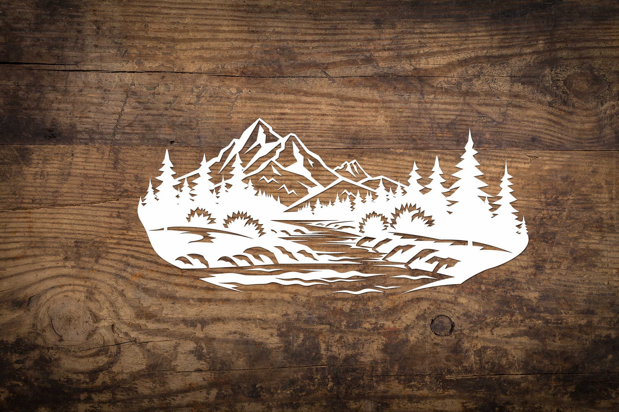 Landschafts-Svg, Wald-Svg, Abenteuer-Svg, Outdoor-Svg, Hirsch-Svg ...