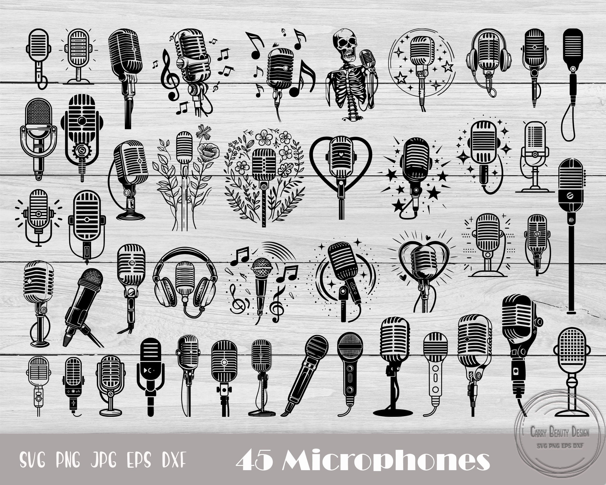 Microphone Svg, Microphone Clipart, Microphone Png, Music Svg ...