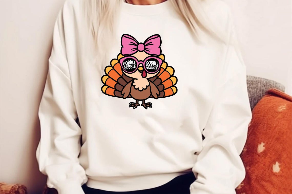 Girl Turkey Svg, Boy Turkey Svg, Cool Turkey Svg, Baby Turkey Png ...