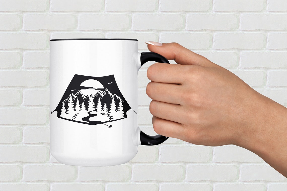 Adventure Svg, Mountain Scene Svg, Camp Life Svg, Mountains Svg, Happy ...