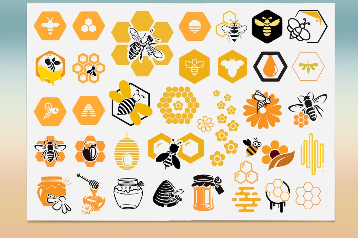 Honey Bee Svg Bee Svg Bundle Floral Bee Svg Queen Bee Svg - Etsy