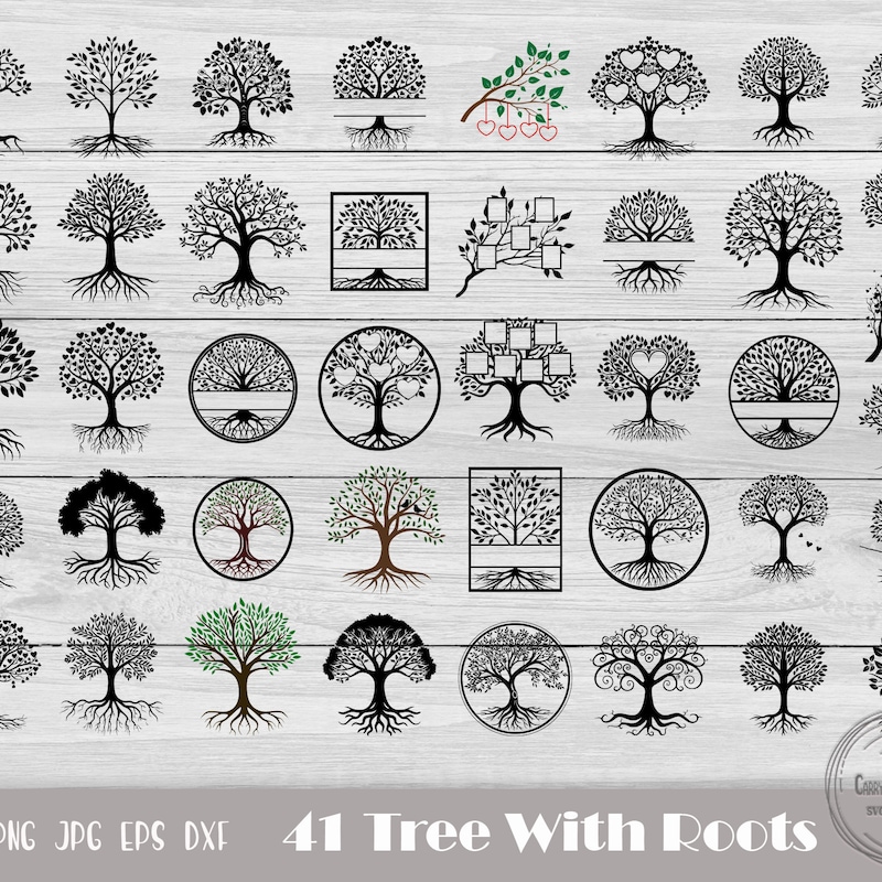 Family Tree Svg - Etsy