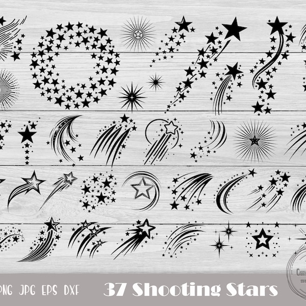 Stars Svg - Etsy