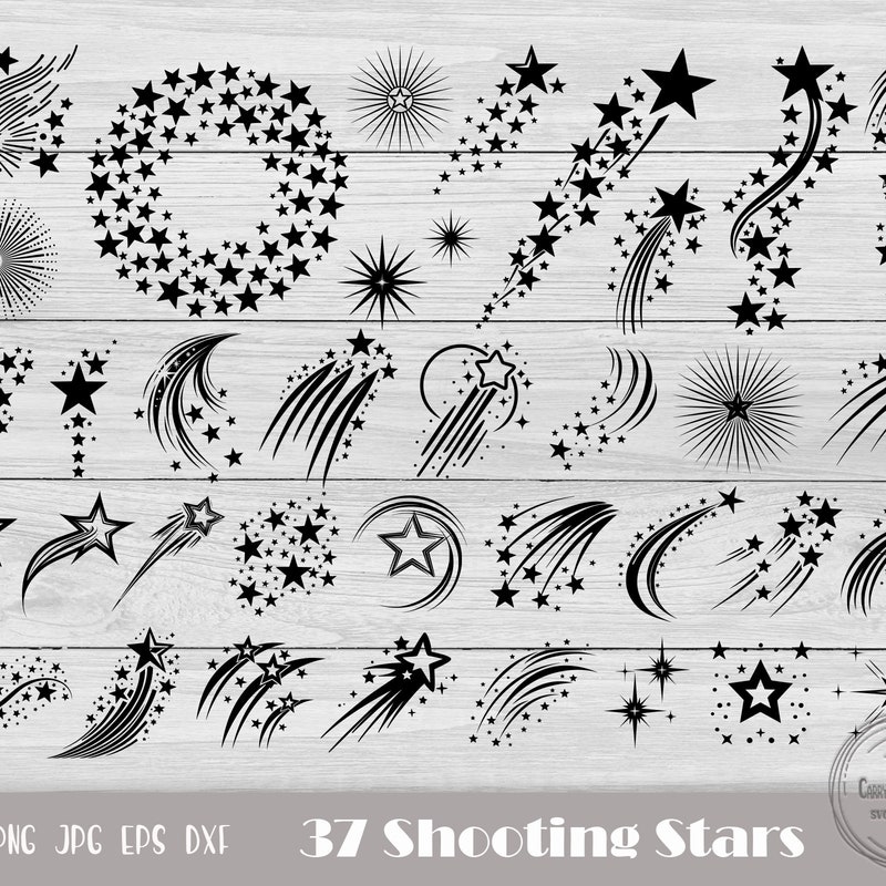 Star Trail Clipart - Etsy