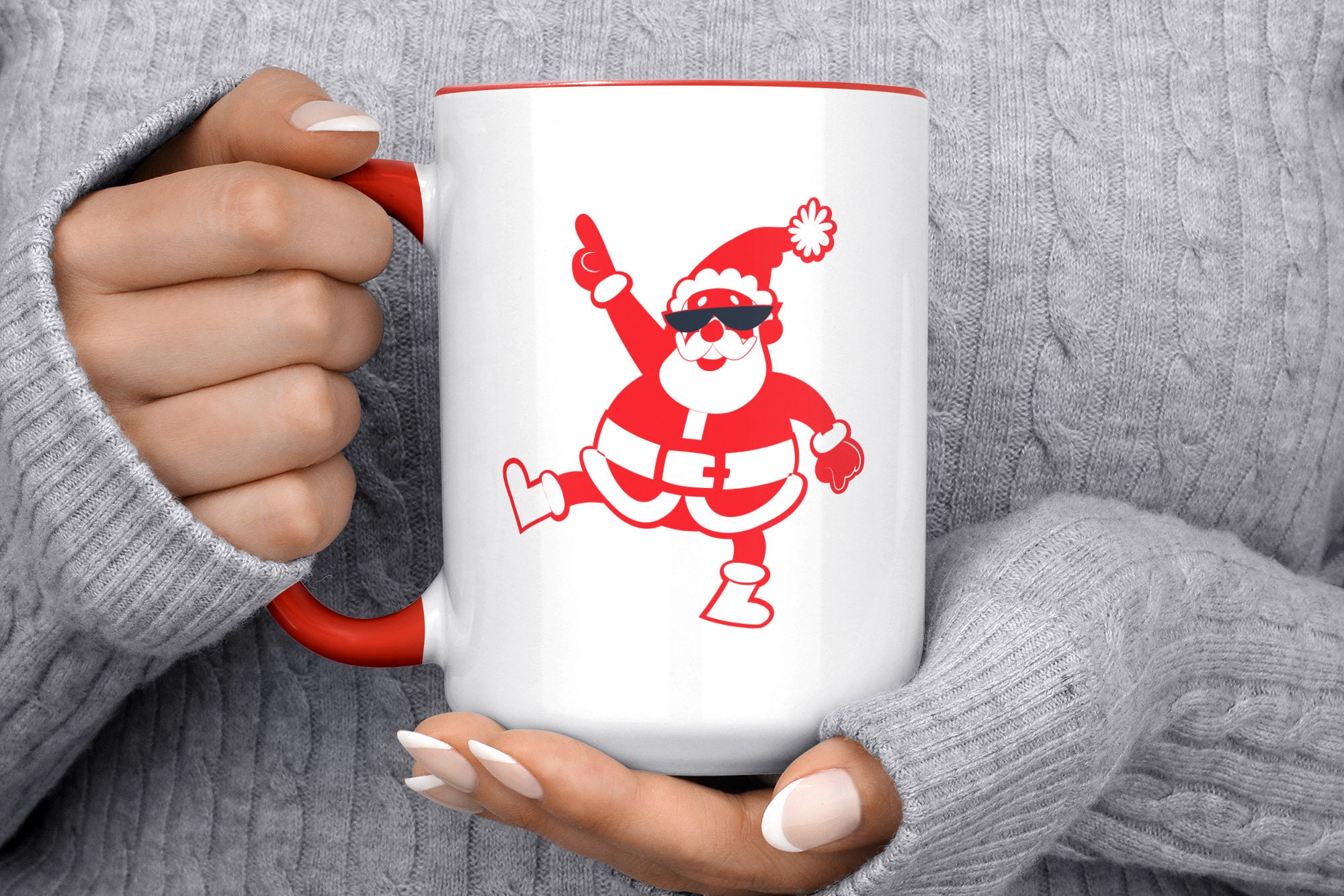 Santa Svg Santa Cut File Christmas Shirt Svg Funny | Etsy