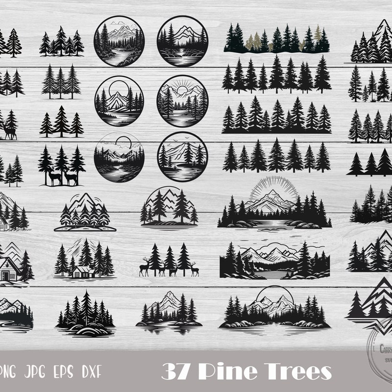 Tree Svg - Etsy