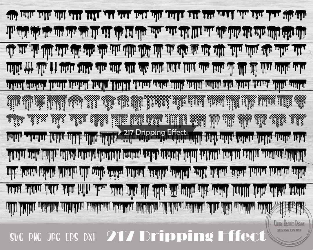 Dripping Border Svg, Blood Drops Svg, Liquid Dripping Svg, Dripping ...