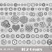Steampunk Gears Svg, Sprocket Svg, Gears Clipart, Steampunk Svg ...