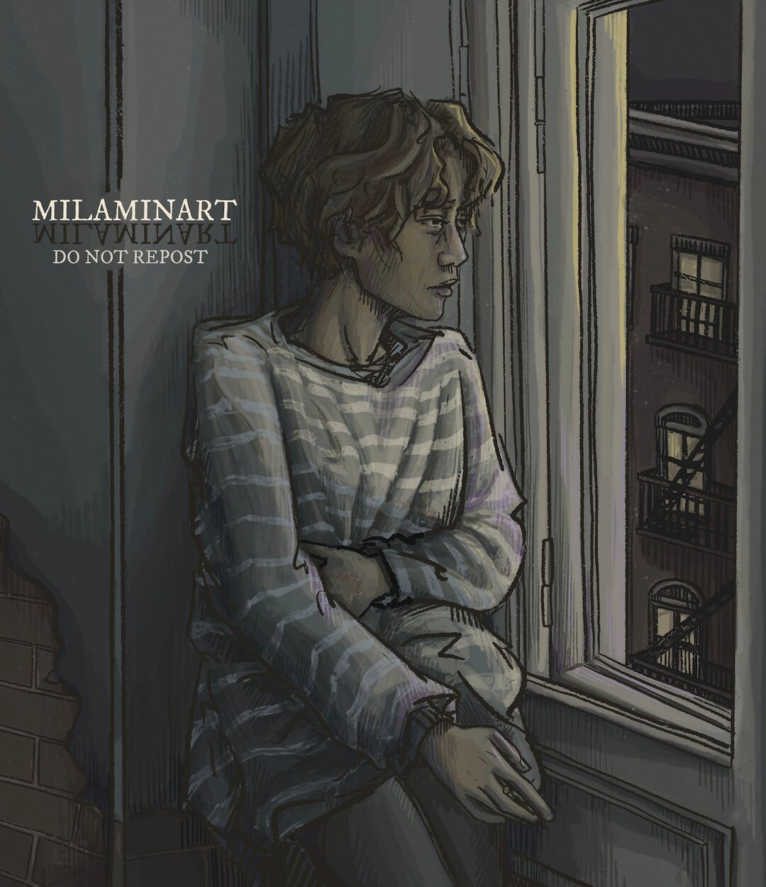 Jude With a Cigarette a Little Life Artprint - Etsy