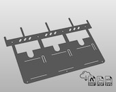 6 Angle Grinder Holder Rack DXF Files for Plasma Cut - Etsy Canada