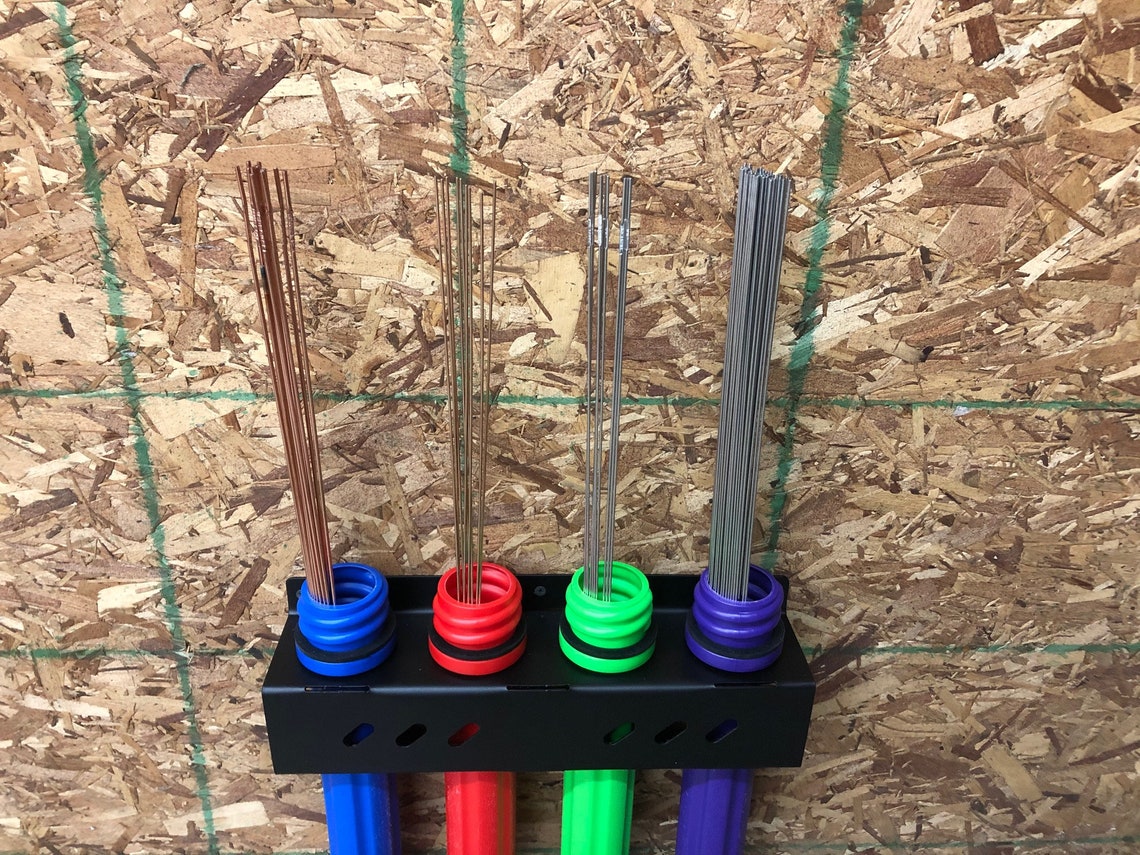 TIG Filler Rod Holder Storage Rack Plasma DXF Files Garage - Etsy Canada