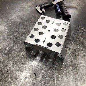 Spark Plug Storage Caddy 16 Rack DXF File for Plasma, Garage, Workshop ...