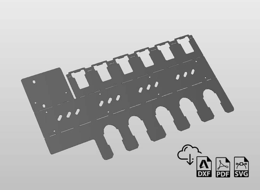 Dewalt Cordless Tool and 20v Locking Charging Station DXF File, Garage ...