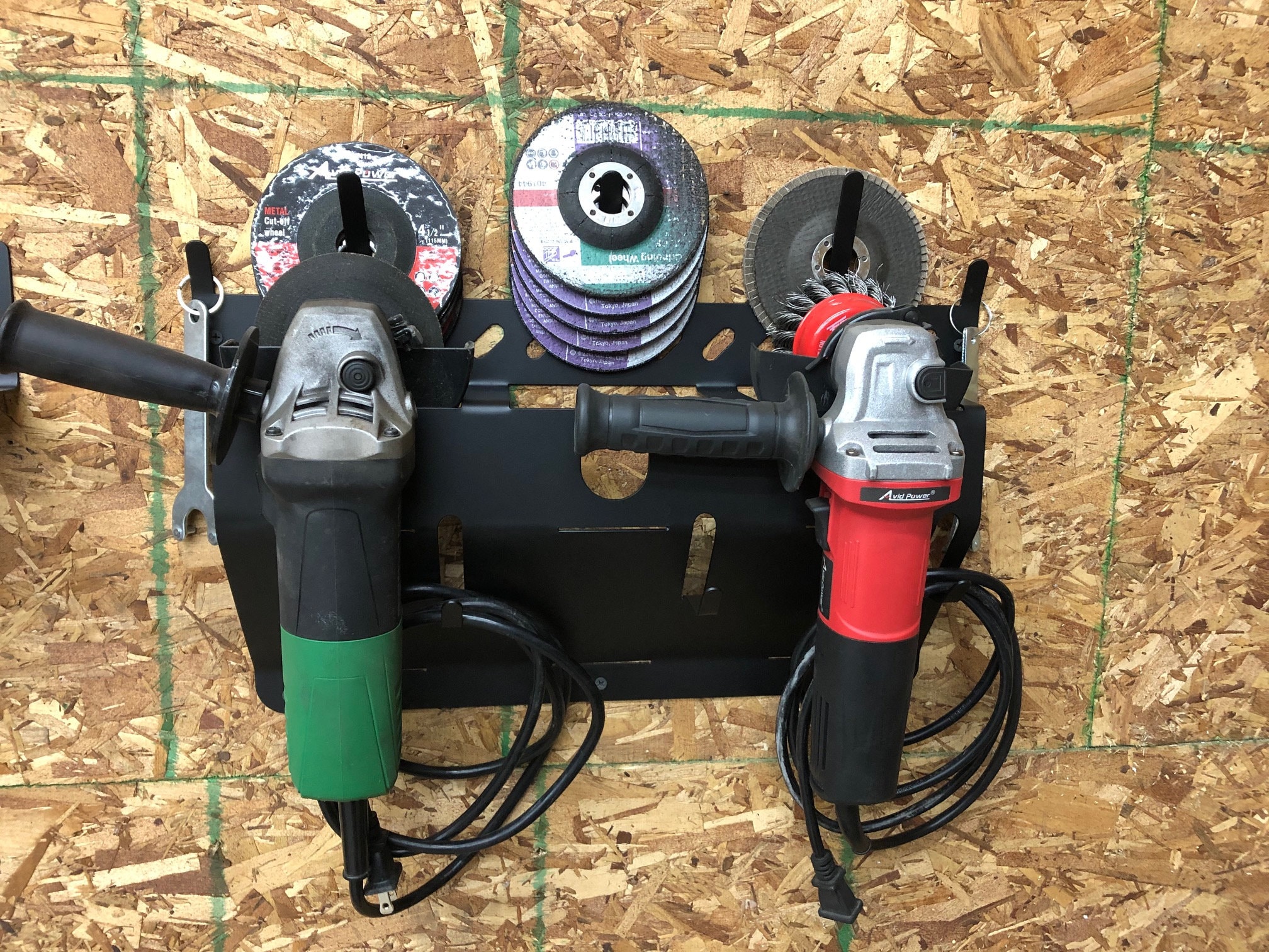 4.5" Angle Grinder Holder Rack, DXF Files for Plasma, Garage, Workshop ...