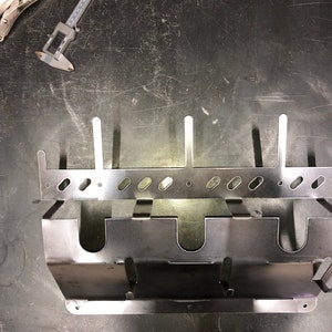 4.5" Angle Grinder Holder Rack, DXF Files for Plasma, Garage, Workshop ...