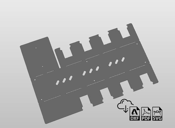 Milwaukee M18 Locking Battery Charging Station DXF Files for - Etsy