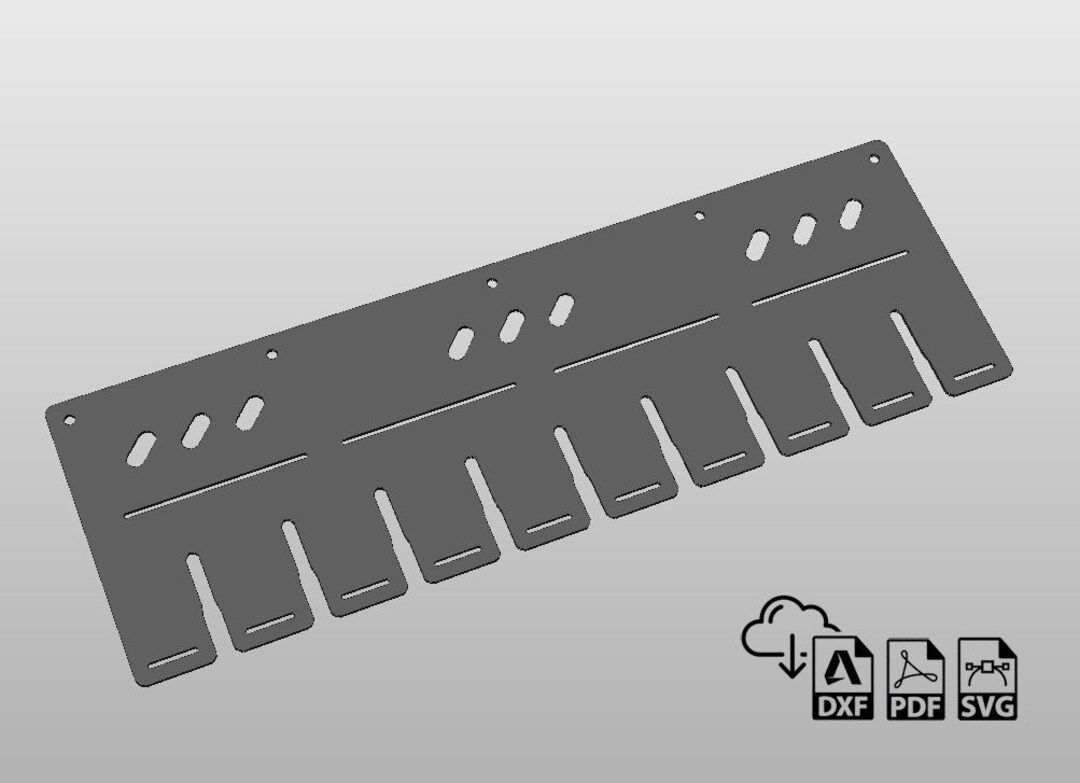Vise Grip Rack Holder, DXF Files for Plasma Cut, Garage, Workshop ...