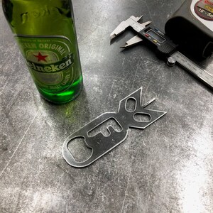 F-bomb Bottle Opener Plasma DXF File, Garage, Workshop - Etsy