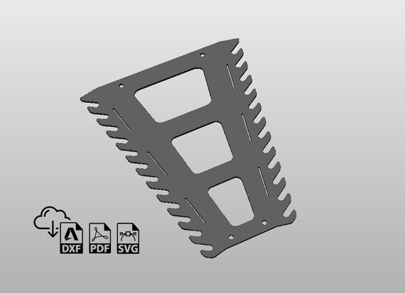 Wrench Holder 12 Tool Rack DXF Files for Plasma Cutting - Etsy Canada